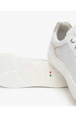 NEROGIARDINI Perforated Side Zip Sneaker
