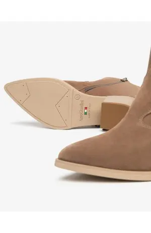 NEROGIARDINI Fringe Western Bootie - Whiskey