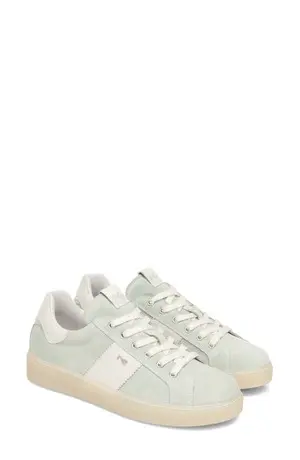 NEROGIARDINI Low Top Leather Sneaker - Mint