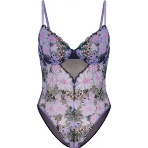 SAVAGE X FENTY Fleur Fantasy Underwire Teddy - Dark And Stormy Blue