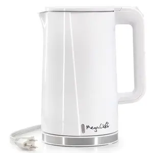 MEGACHEF 1.8 Quart Stainless Steel Electric Tea Kettle