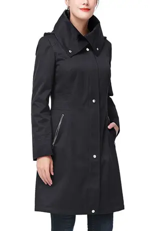 KIMI + KAI Alys Water Resistant Hooded Anorak Coat