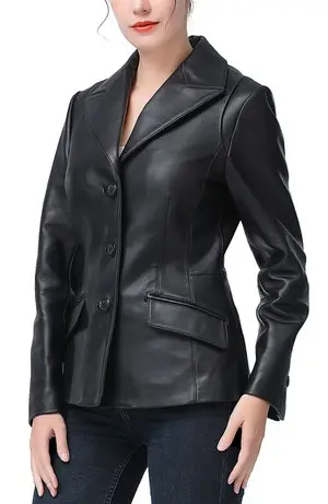 KIMI + KAI Mya Leather Blazer