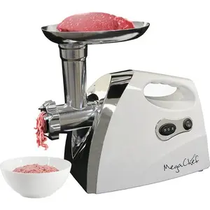 MEGACHEF 1200 Watt Powerful Automatic Meat Grinder For Household Use - Grey