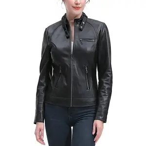 KIMI + KAI Emy Leather Moto Jacket