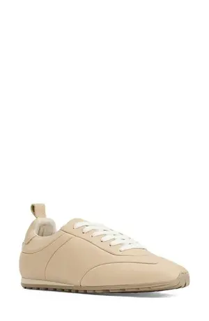 Aquatalia Oasis Weatherproof Sneaker - Pebble Sand Leather