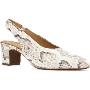 Aquatalia Trevi Slingback Pump Snake Leather