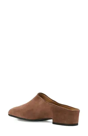 Aquatalia Umama Weatherproof Mule - Brown Suede