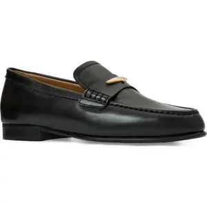 Aquatalia Elia Weatherproof Loafer - Black Soft Calf