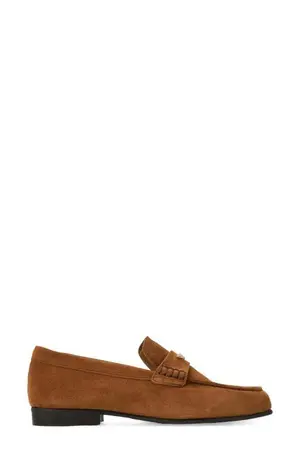 Aquatalia Elia Weatherproof Loafer - Cognac Suede