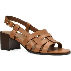 Aquatalia Dimaro Weatherproof Slingback Sandal - Honey Vanchette