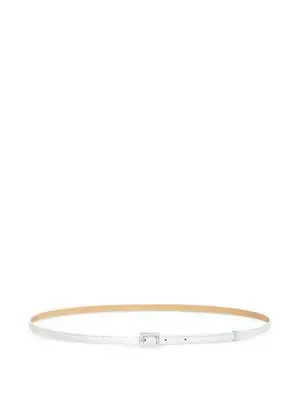 COURREGES Square-buckle Belt - White