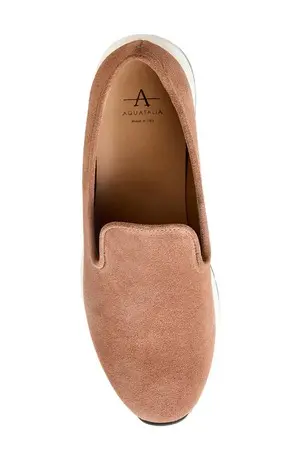 Aquatalia Karsin Weatherproof Sneaker - Clay Suede