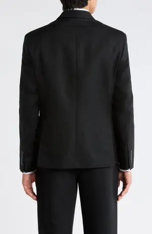 OPEN EDIT Linen Blend Double Breasted Sport Coat