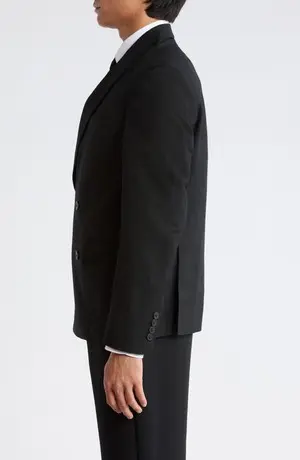 OPEN EDIT Linen Blend Double Breasted Sport Coat