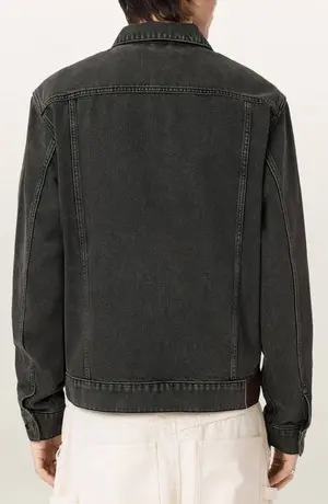 ALLSAINTS Brightmore Zip Denim Jacket