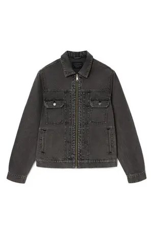 ALLSAINTS Brightmore Zip Denim Jacket