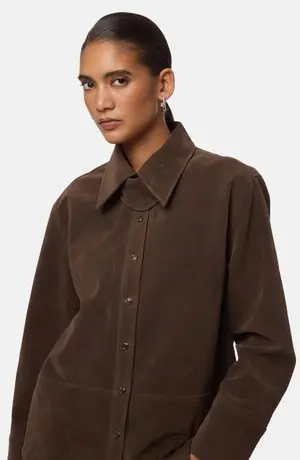 Apparis Ren Faux Suede Overshirt