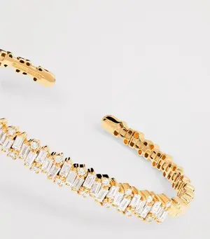SUZANNE KALAN Diamond Shimmer Bangle - Gold