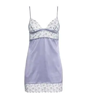 COCO DE MER Esme Slip Dress - Blue