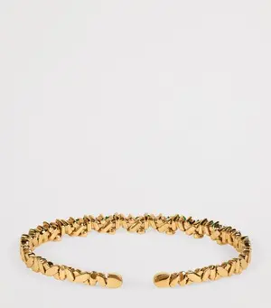 SUZANNE KALAN Yellow Diamond And Emerald Frenzy Reborn Bangle - Gold