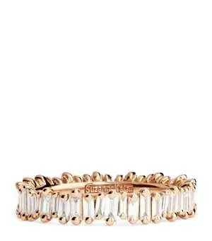 SUZANNE KALAN And Diamond Classic Eternity Ring - Rose Gold