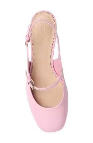 Cinq À Sept Diana Slingback Block Heel Pumps - Pink Nectar