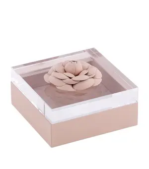 RIVIERE Small Quilted Box - Pink