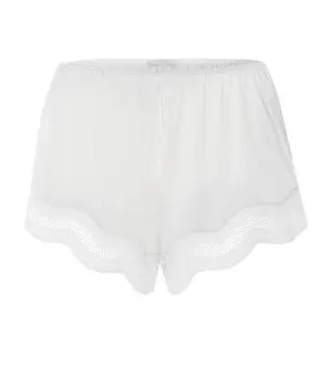 Hanro Cira Pyjama Shorts - Ivory