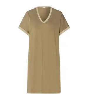 Hanro Cotton-modal Laura Nightdress - Green