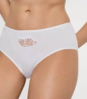 Hanro Pima Cotton Belen Maxi Briefs - White