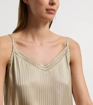 Hanro Stripe Cami Pyjama Top