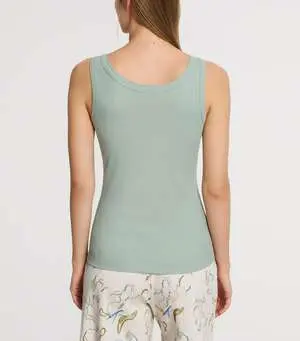 Hanro Stretch-cotton Sleep & Lounge Tank Top