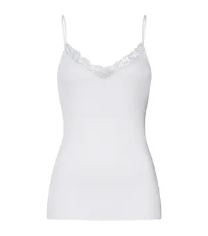 Hanro Cotton Belen Cami Top - White