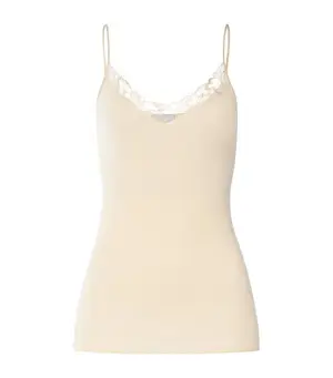Hanro Cotton Belen Cami Top - Beige