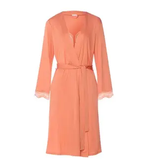 Hanro Cira Robe - Orange