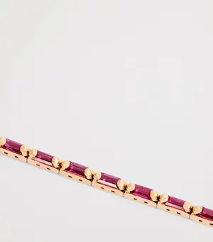 SUZANNE KALAN And Ruby Bold Linear Tennis Bracelet