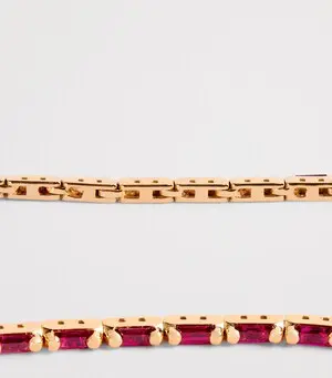 SUZANNE KALAN And Ruby Bold Linear Tennis Bracelet