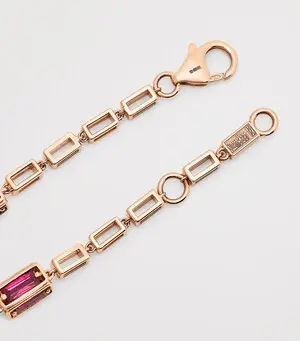 SUZANNE KALAN And Ruby Block Chain Bracelet