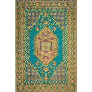 MAD MATS Turkish Rug Aqua - 5'x8'