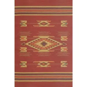 MAD MATS Navajo Rug - Dark Red - 6'x9'