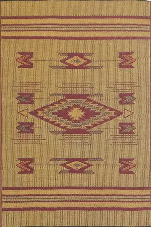 MAD MATS Navajo Rug - Dark Red - 6'x9'