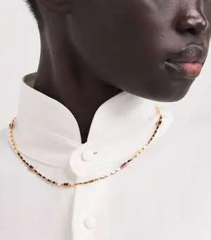 SUZANNE KALAN And Ruby Block-chain Necklace