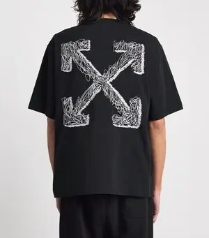 Off-White Cotton Logo T-shirt
