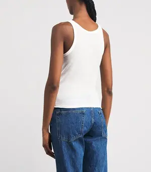 SKIMS Semi-sheer Ribbed Tank Top