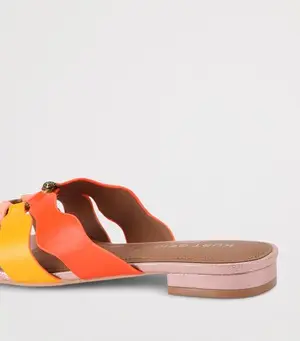 Kurt Geiger Leather Sun Wave Sandals
