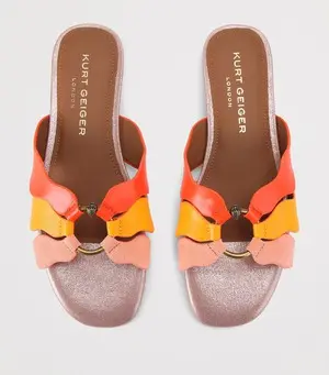 Kurt Geiger Leather Sun Wave Sandals