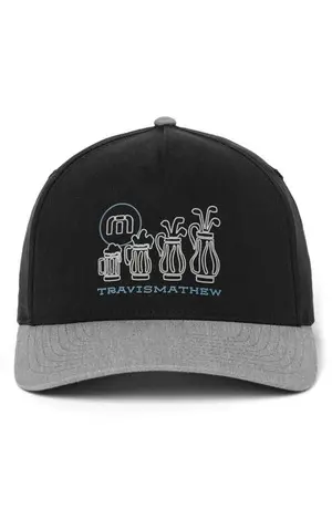 Travis Mathew Beerly Beloved Baseball Cap - Black