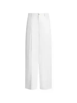 Dolce & Gabbana Pleated Trousers - White