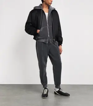 TOM FORD Velour Zip-up Hoodie